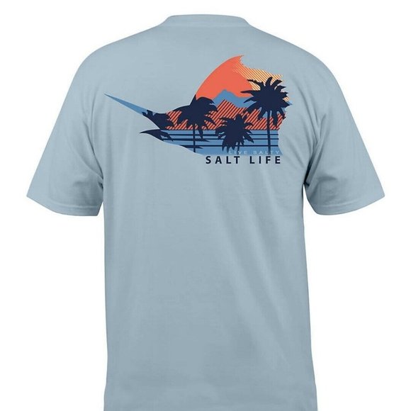Salt Life | Shirts | Mens Salt Life Sail Fish Graphic Short Sleeve ...
